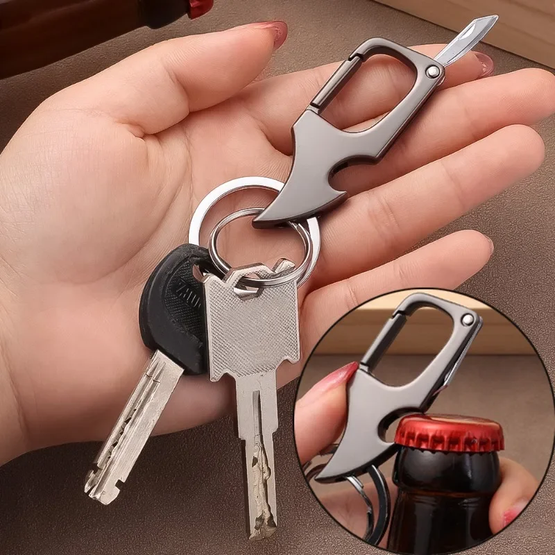 New-Classic-Mini-Knife-Folding-Keychain-Multifunctional-Bottle-Opening ...