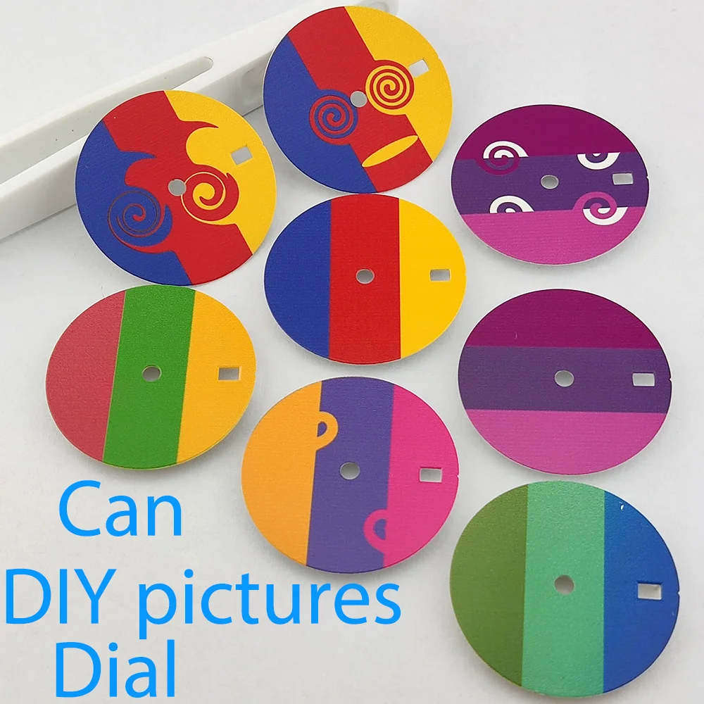 Watch-modification-accessories-28-5-mm-dial-Sterile-dial-Color-gradient ...