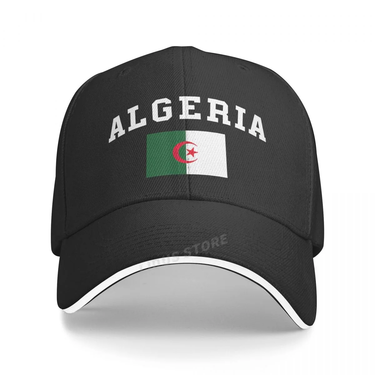 Algeria bandeira bonés de beisebol verão sol argélia chapéus moda ajustável homem boné ...