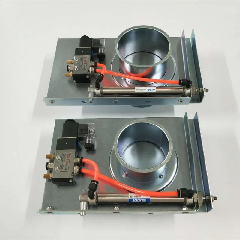 Dust-collector-pneumatic-blast-gate-automatic-sliding-damper-valve-160 ...