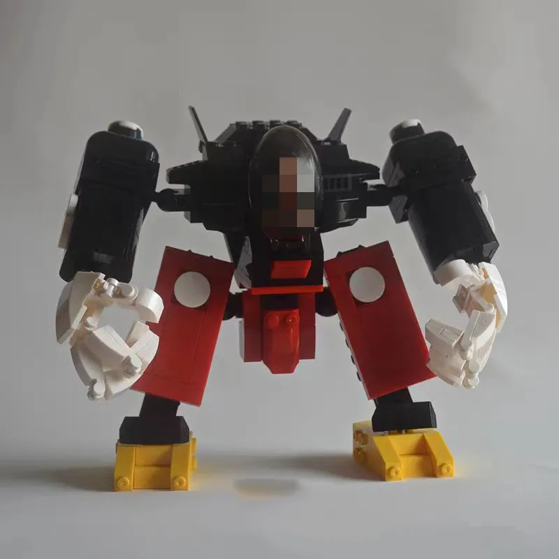 322PCS Disney Mickey Mouse Mecha Building Block Cartoon Anime Mech Doll ...
