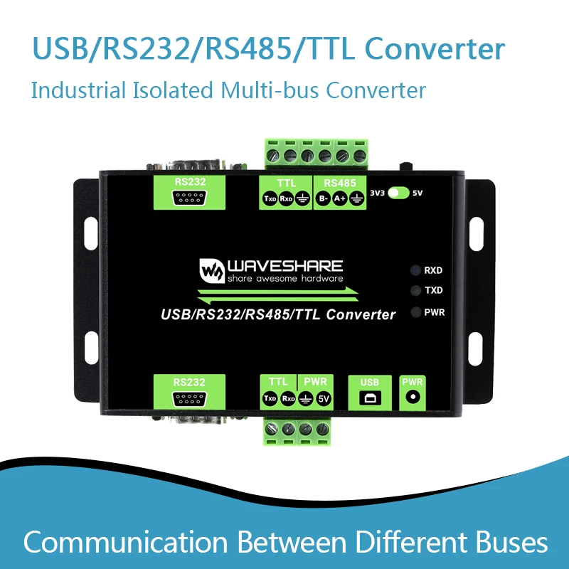 Convertidor-USB-RS232-RS485-TTL-de-grado-Industrial-convertidor-aislado ...