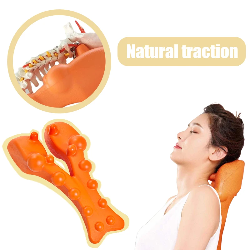 Cervical-Traction-Device-Neck-Stretcher-Massager-for-Neck-Pain-Shoulder ...