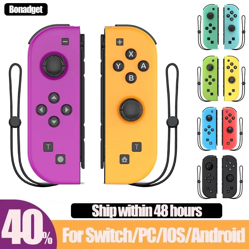 Wireless Controller For Joycons Gamepad For Switch/Ios/Android/Pc ...