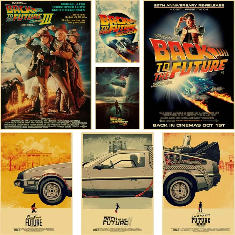 Back To The Future Trilogy Poster