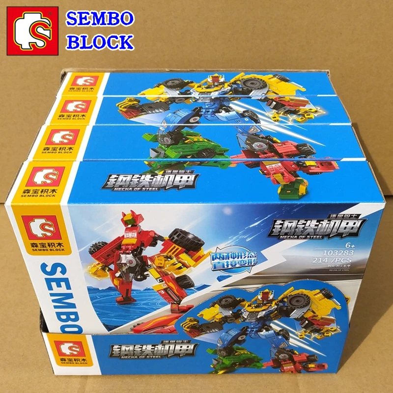 SEMBO-Transforming-Robot-Building-Blocks-Can-Transform-into-Shapes-Car ...