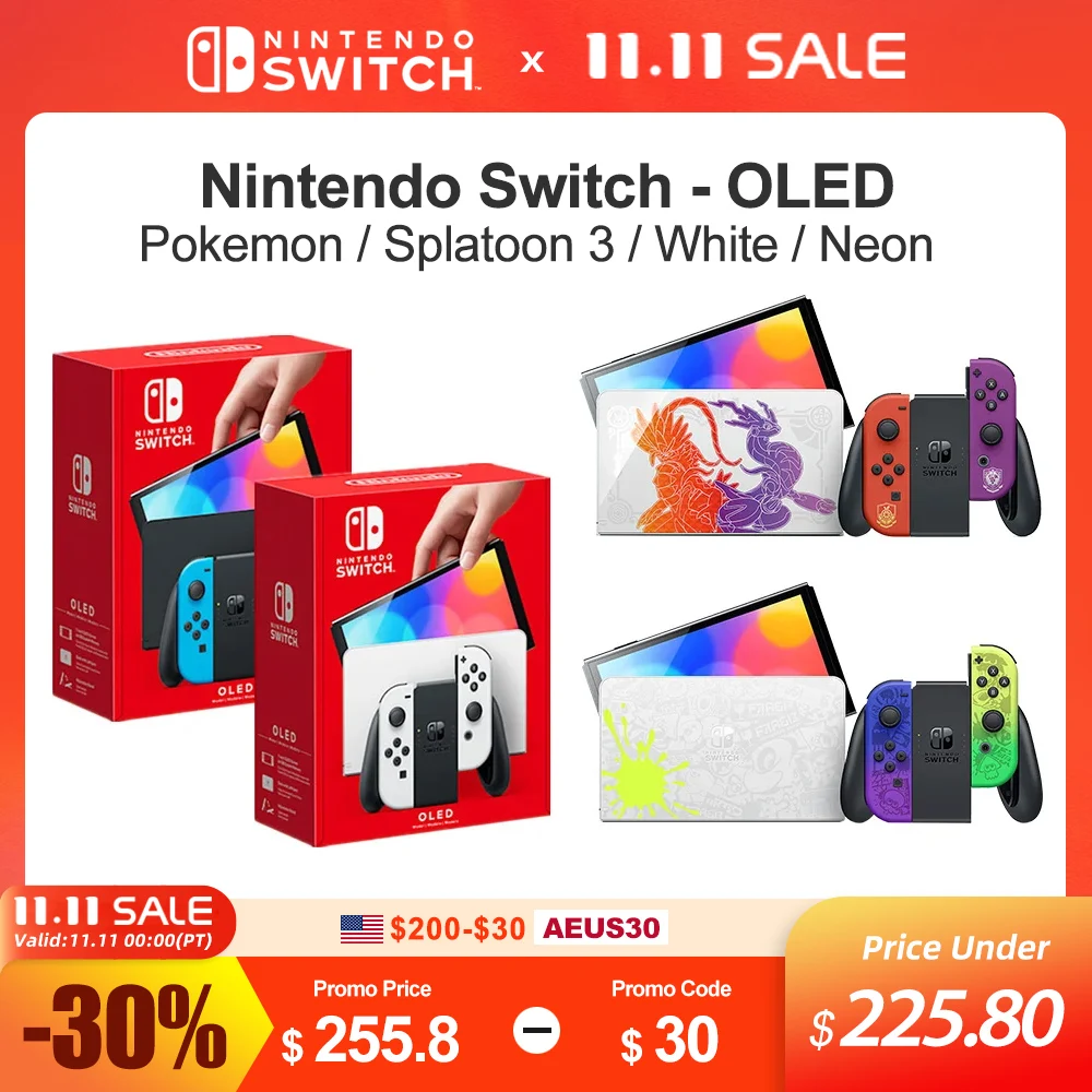 Nintendo-Switch-consola-de-juegos-OLED-consola-de-juegos-de-edici-n ...