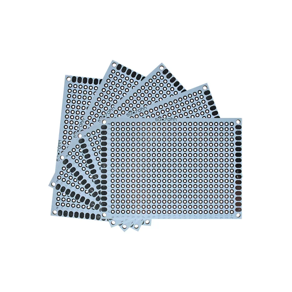 5PCS-Double-Sided-PCB-White-2X8-3X7-4x6-5x7-7x9cm-Prototype-Pcb-Board ...