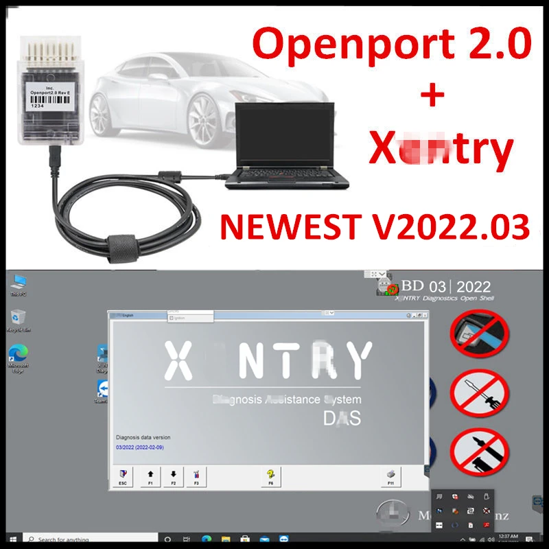 Newest Xentry 2021.06 Diagnostic Software Remote Install With Tactrix ...