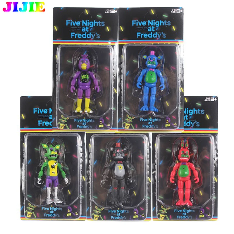 5.5 Inch Fnaf New Anime Action Figure Five night at Freedy Fazbear with ...