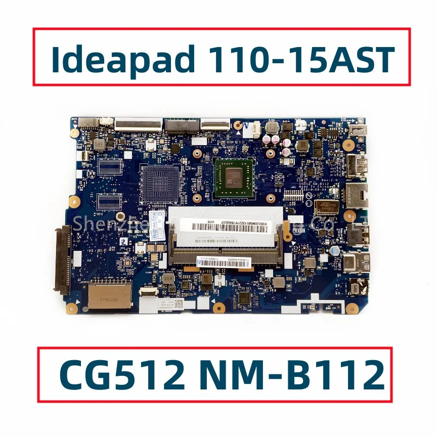 CG512 NM-B112 For Lenovo Ideapad 110-15AST Laptop Motherboard With AMD ...