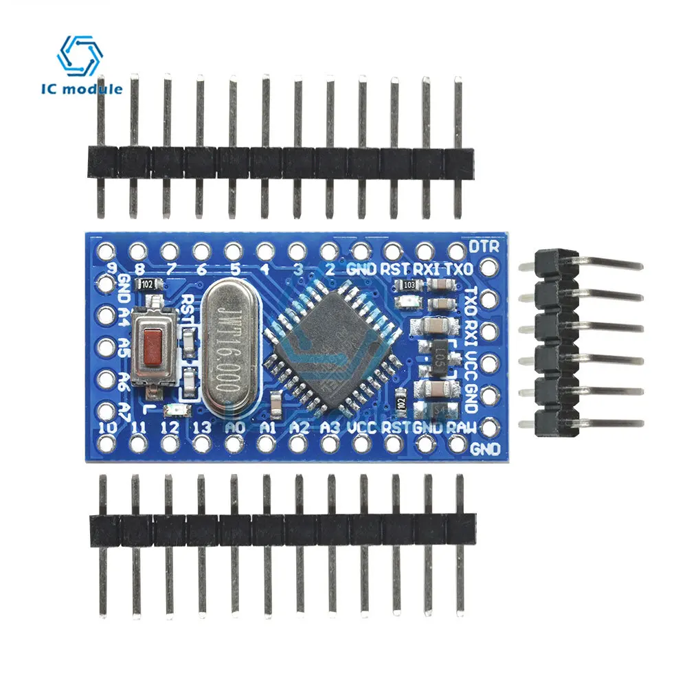 Pro-Micro-Atmega168-5V-16M-Original-Chip-Plug-in-Crystal-Oscillato ...