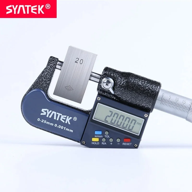 Syntek 0.001mm Electronic Digital Outside Micrometer 0 25 50 75 100mm ...