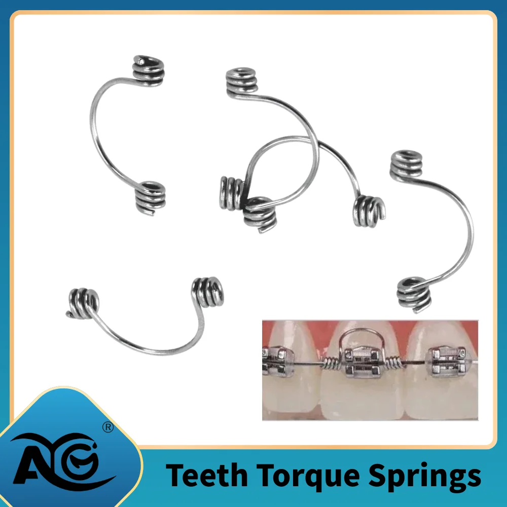 10Pcs/bag Dental Orthodontic Torquing Spring Anterior Teeth Torque ...