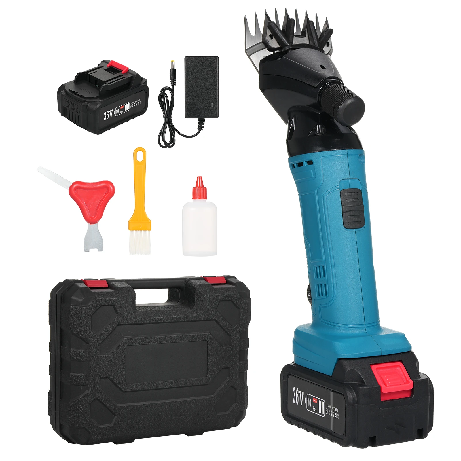 9-Tooth-6-Speed-Adjustable-Lith-iumion-Wool-Shears-Set-Lith-iumion ...