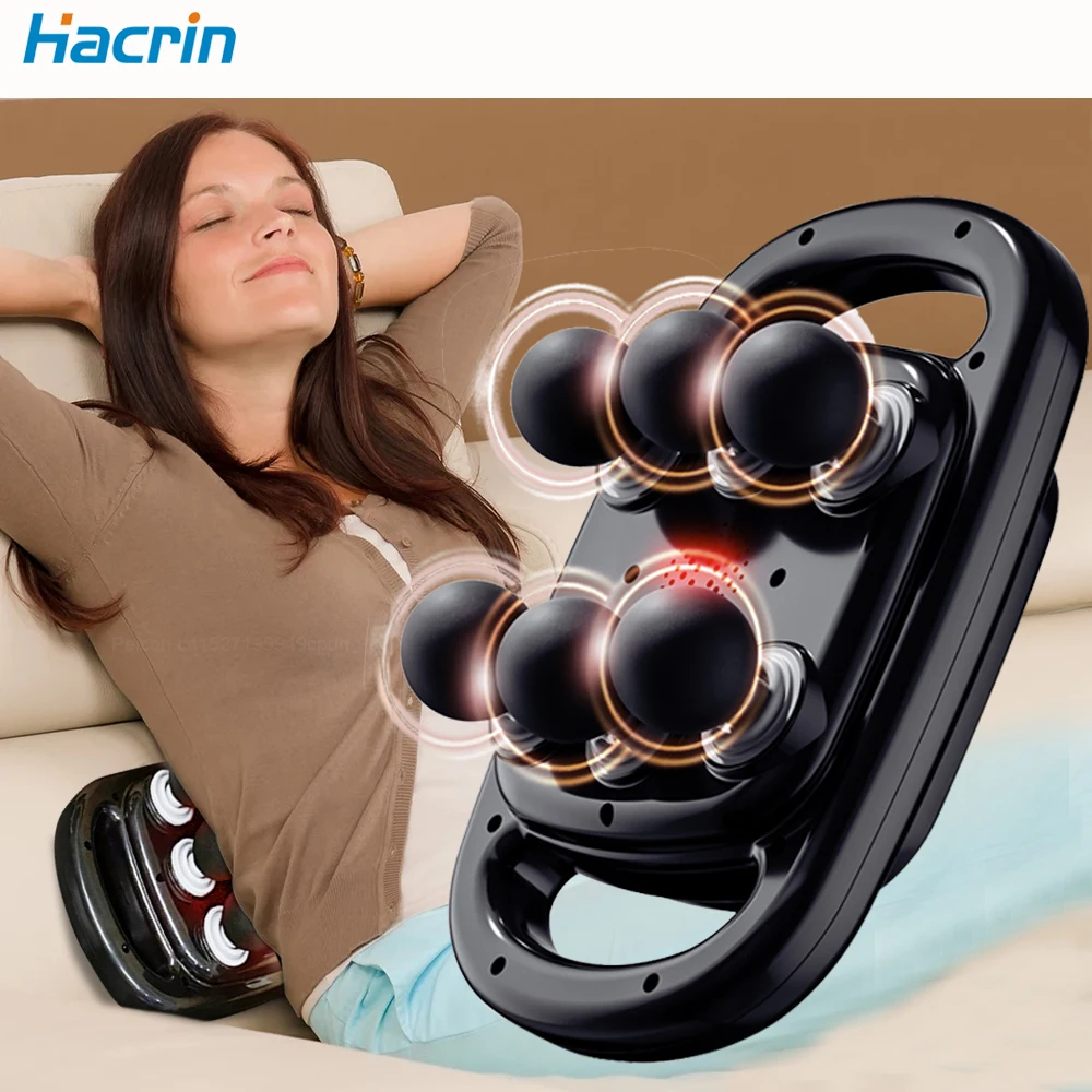 Fascia-Gun-Six-Heads-Massage-Gun-Muscle-Relaxation-Electric-Massager ...