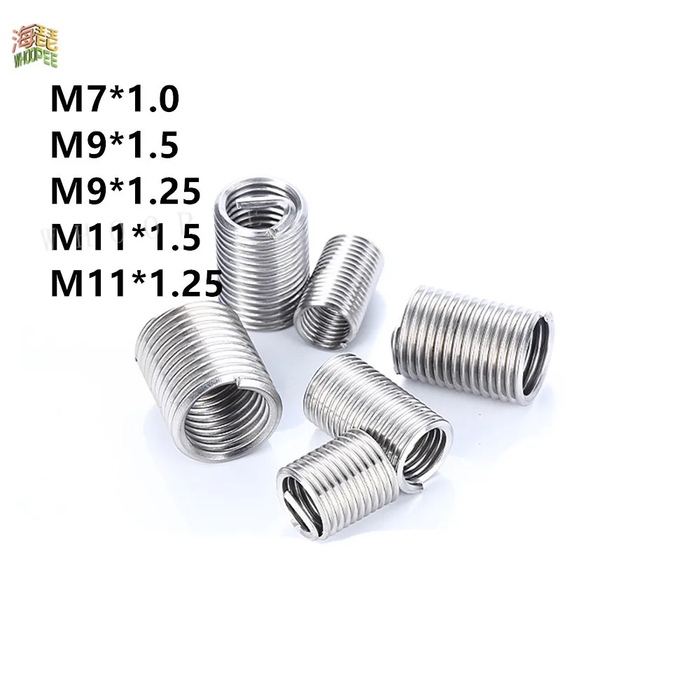 Wire-Thread-Insert-Screw-Bushing-M7-M9-M11-DIN8140-304-Stainless-Steel ...