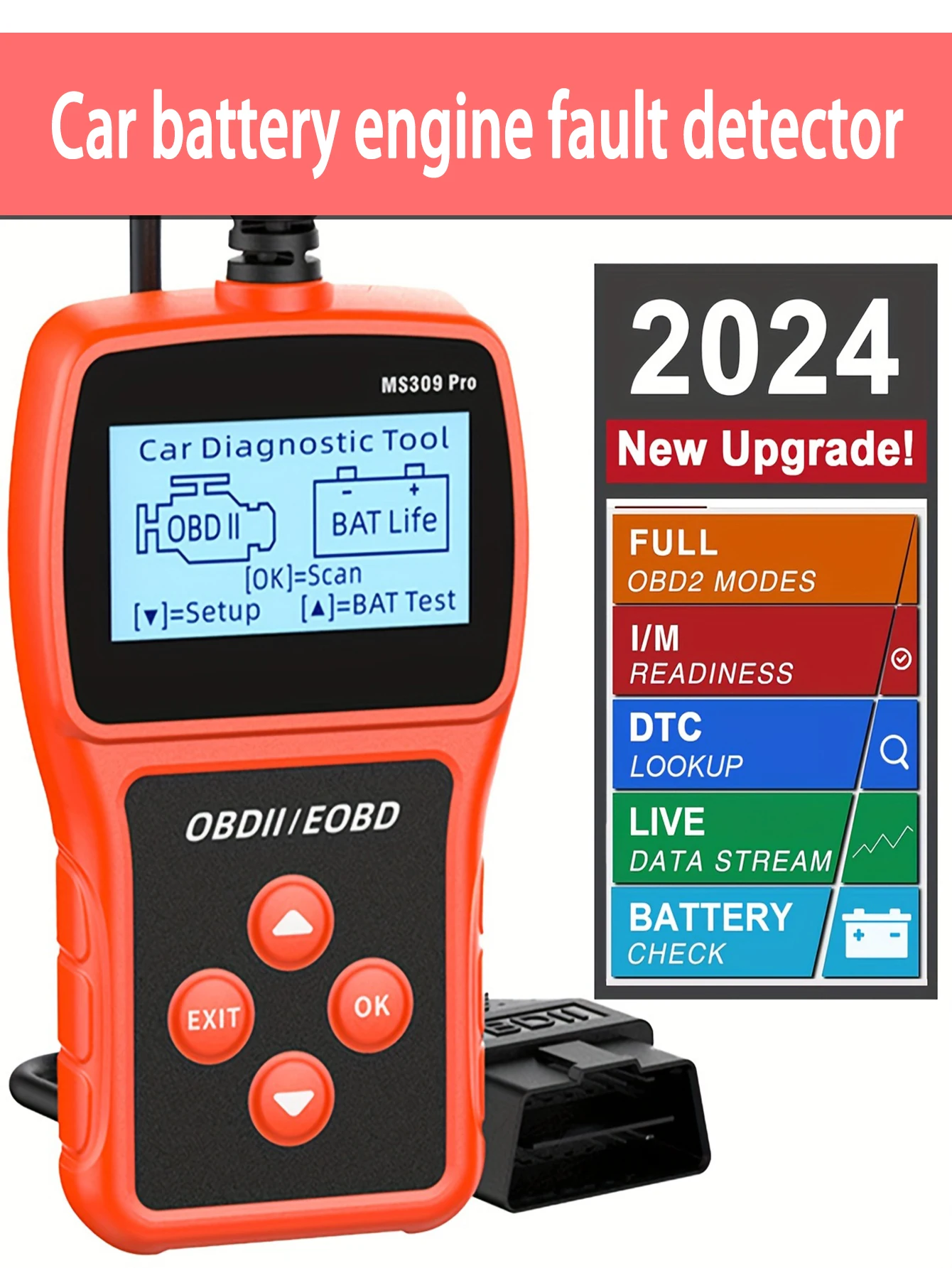 MS309-Pro-OBD2-Car-Scanner-Elm327-Battery-Life-Check-Voltage-Monitor ...