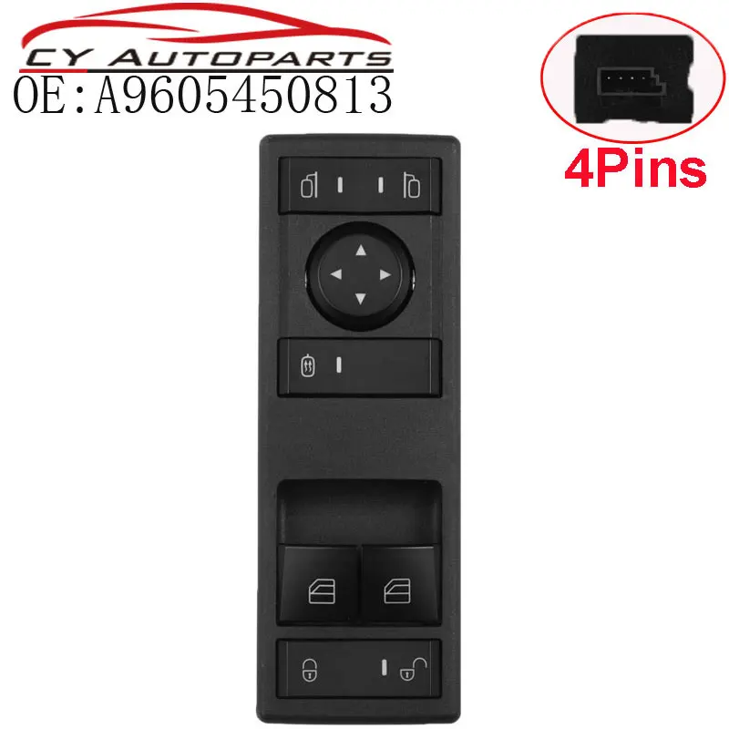 A9605450813-9605450813-New-Power-Window-Switch-For-Mercedes-Benz-Actros ...