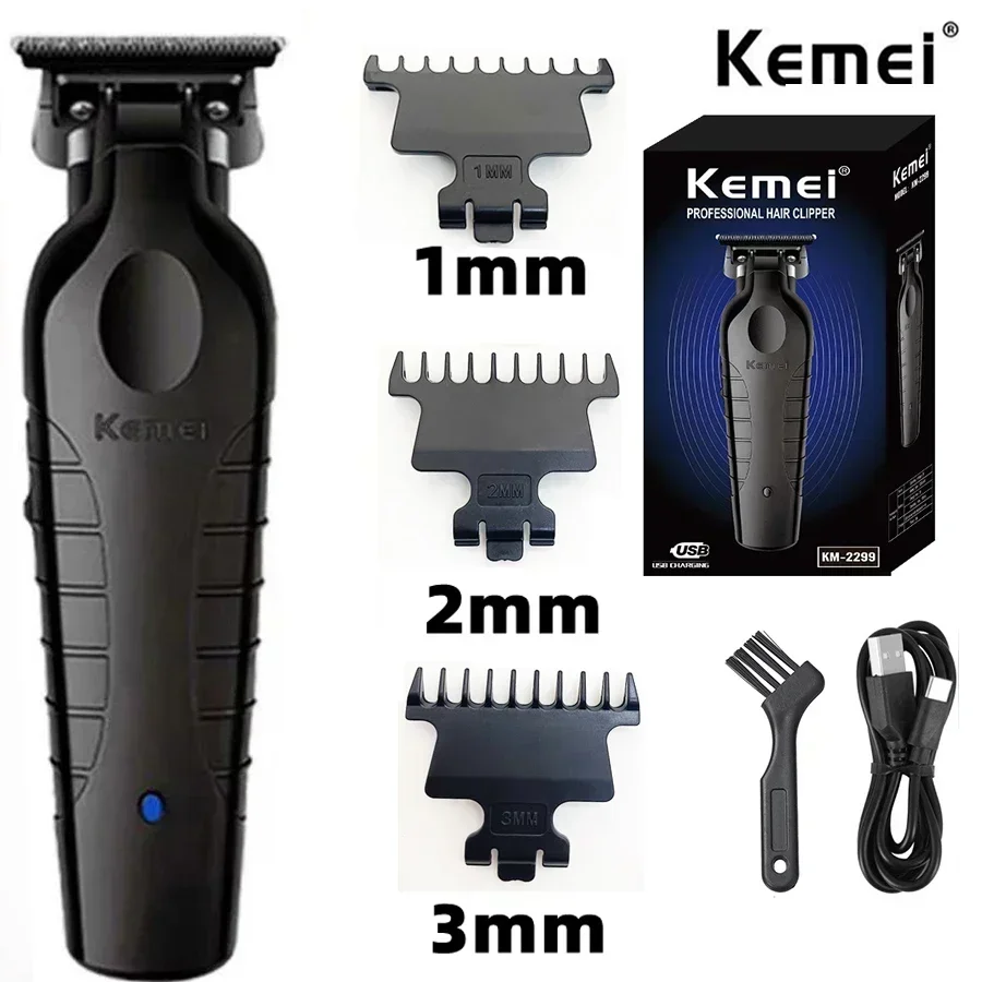 Kemei-KM-2299-erkek-sa-kesme-profesyonel-elektrikli-sa-kesme-USB-arj ...