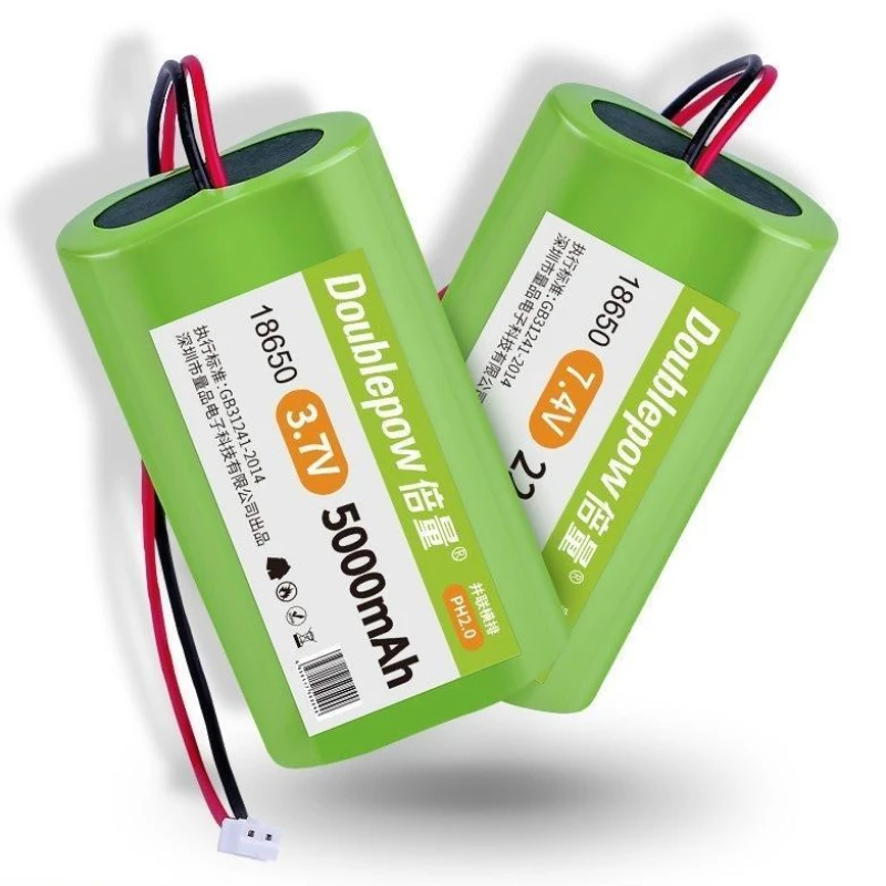 Doublepow-Batteries-18650-Lithium-Battery-Pack-3-7V-PH2-0-Plug-for-With ...