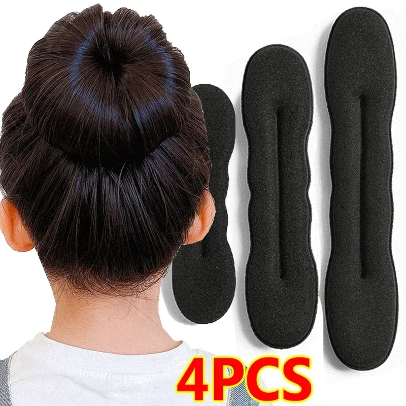 Sponge Hair Styling Tool Plastic Loop Curly Hair Maker Hair Scrunchie ...