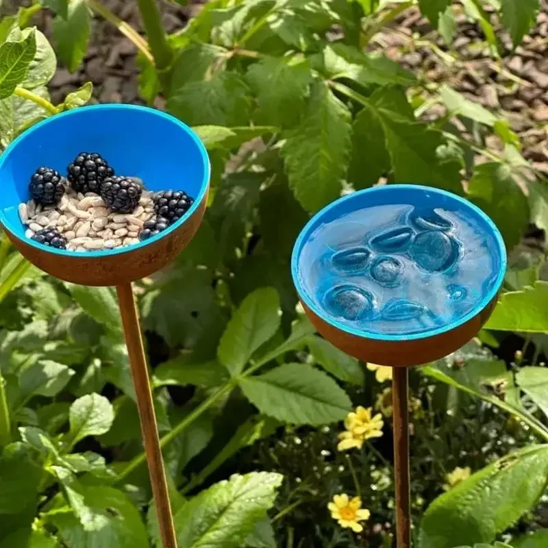 Metal-Rust-Proof-Place-With-Bee-Water-Feeder-Outdoor-Rust-Proof-Iron ...