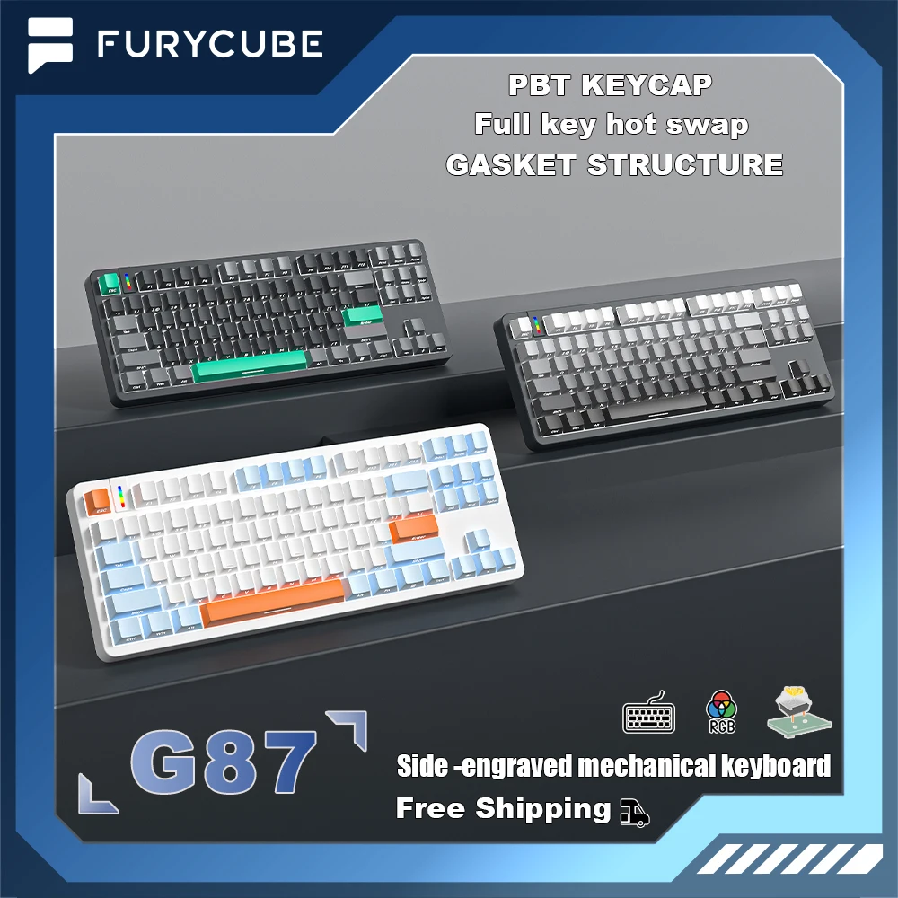 FURYCUBE-G87-M-quina-de-teclado-ruso-ingl-s-teclas-laterales-grabadas ...