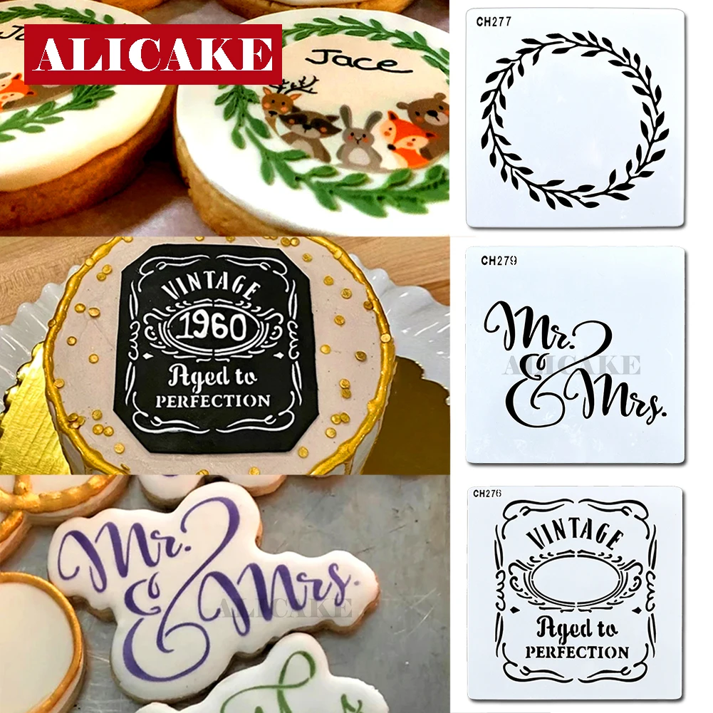 Monogram Cookie Stencil