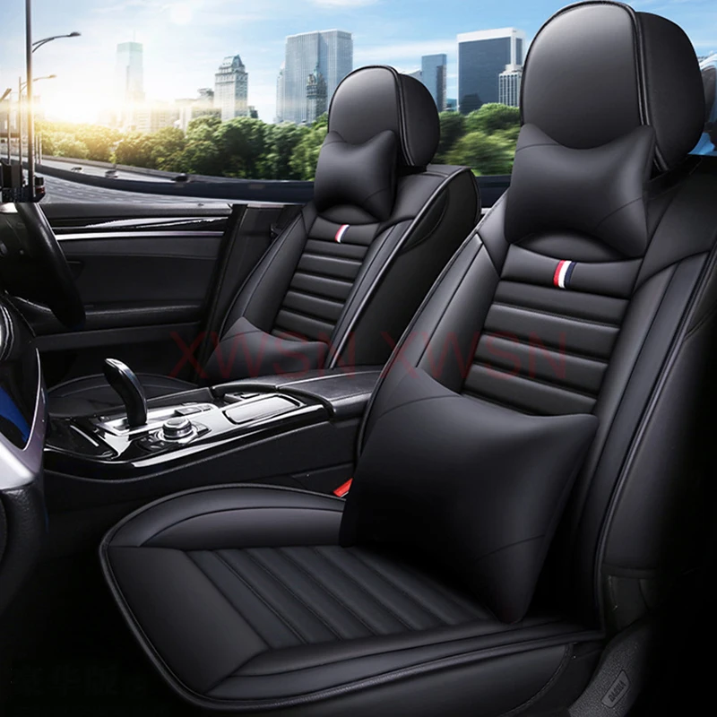 Funda-Universal-de-cuero-Artificial-para-asiento-de-coche-accesorio ...