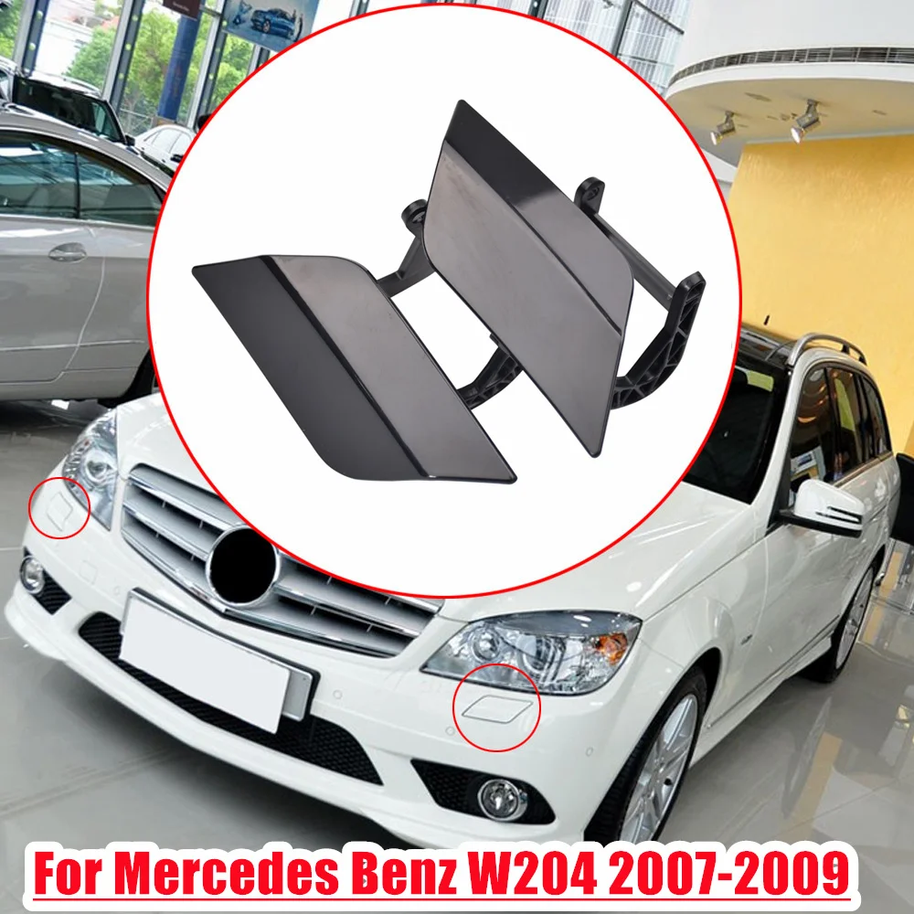 Headlight-Washer-Flap-Cap-Cover-2048802124-2048802224-For-Mercedes-Benz ...