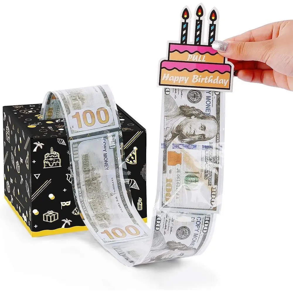 Birthday-Cash-Pull-Gift-Box-Money-Pulling-Box-Cash-Gift-Box-Cash-Black ...
