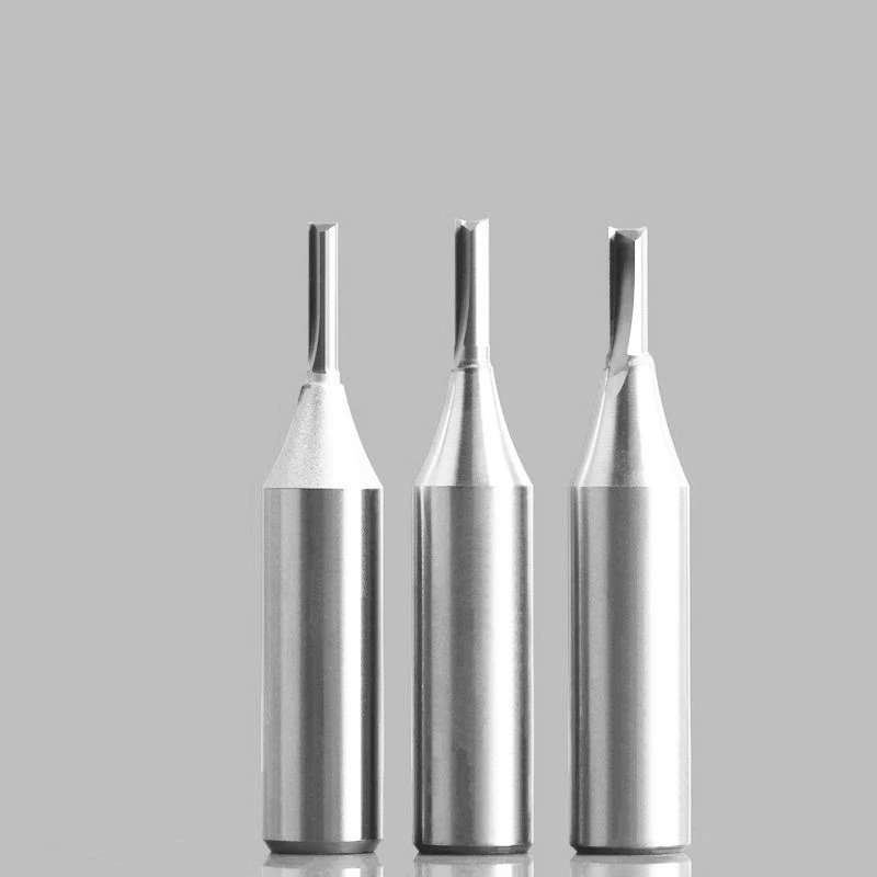 (3 Mm) 12.7 Shank，TCT Double Edge Straight Groove Milling Cutter, Multi ...