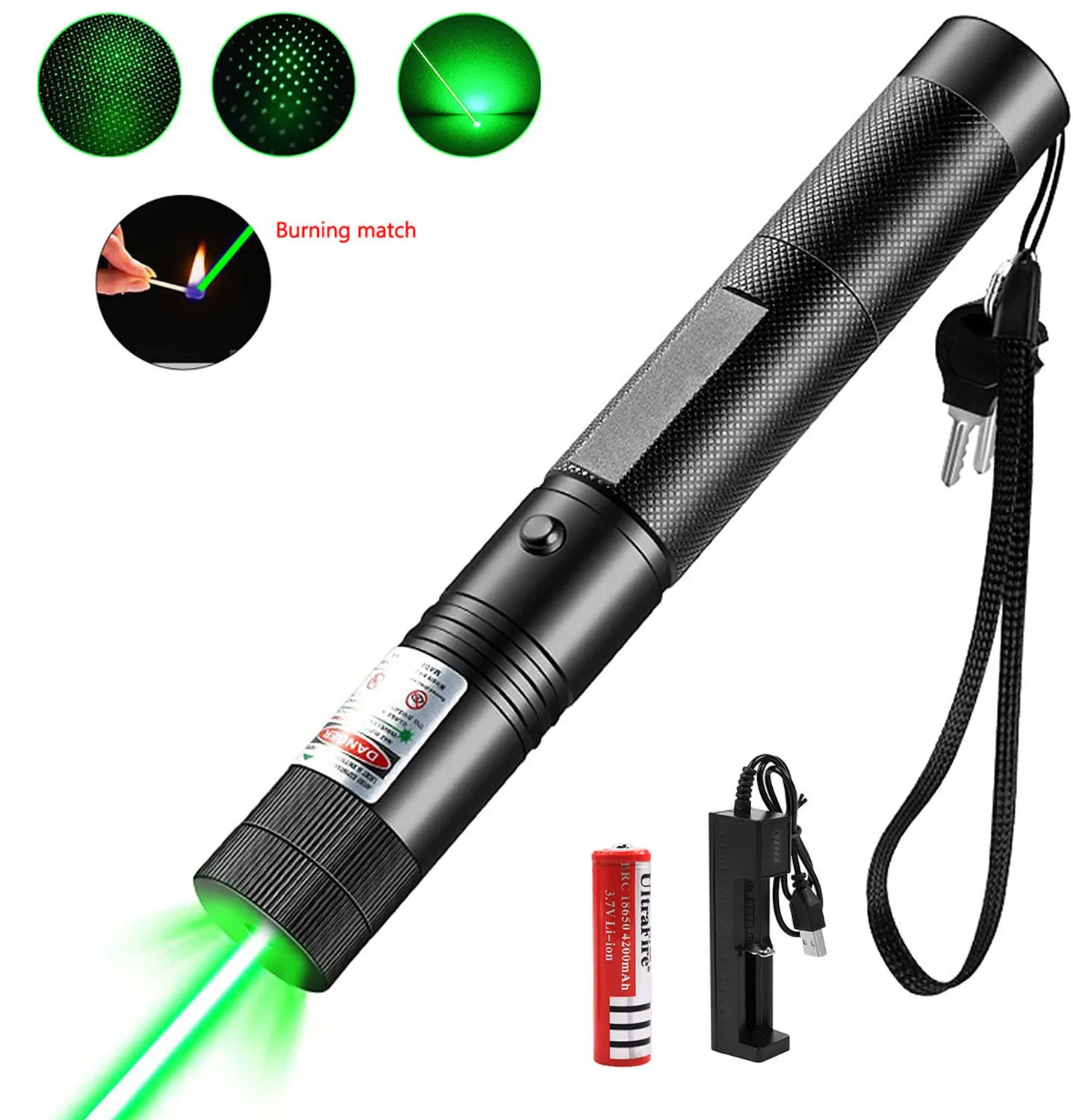 Hunting-Laser-Pointer-Pen-Super-Powerful-5mw-10000m-Burning-Green-Laser ...