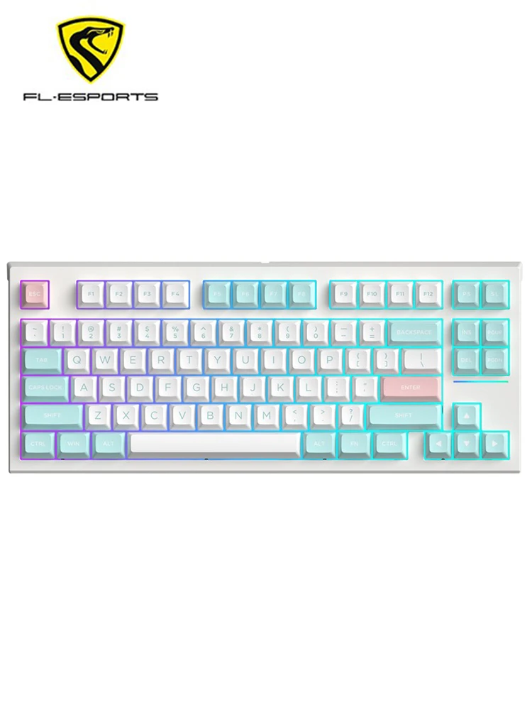 FL-ESPORTS-FL750-Three-Mode-Mechanical-Keyboard-83-Key-Hot-Swappable ...
