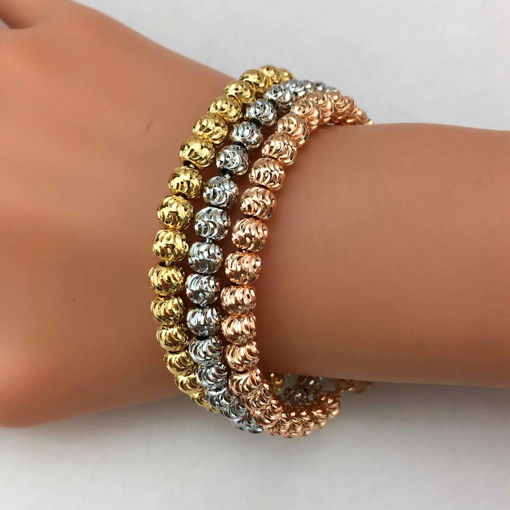 Women-s-Three-Tones-Bangles-Multi-3-Piece-Bracelets-Fashion-Bracelet ...