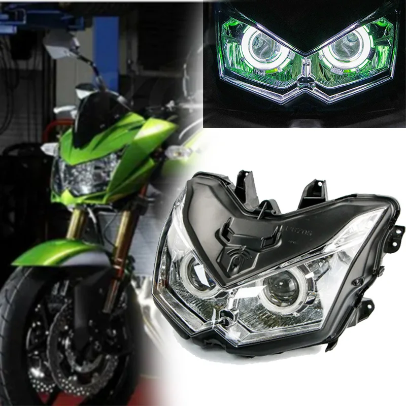 Motorcycle-Accessories-For-2010-2013-Kawasaki-Z1000-Headlight-Blue ...