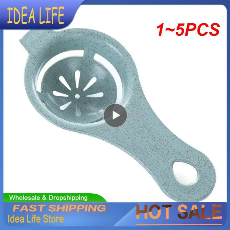 1-5PCS-Stem-Egg-Separator-White-and-Yolk-Filter-Kitchen-Baking ...