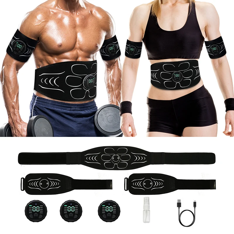 EMS-Muscle-Stimulator-Abs-Trainer-Abdominal-Muscle-Toner-Electronic ...