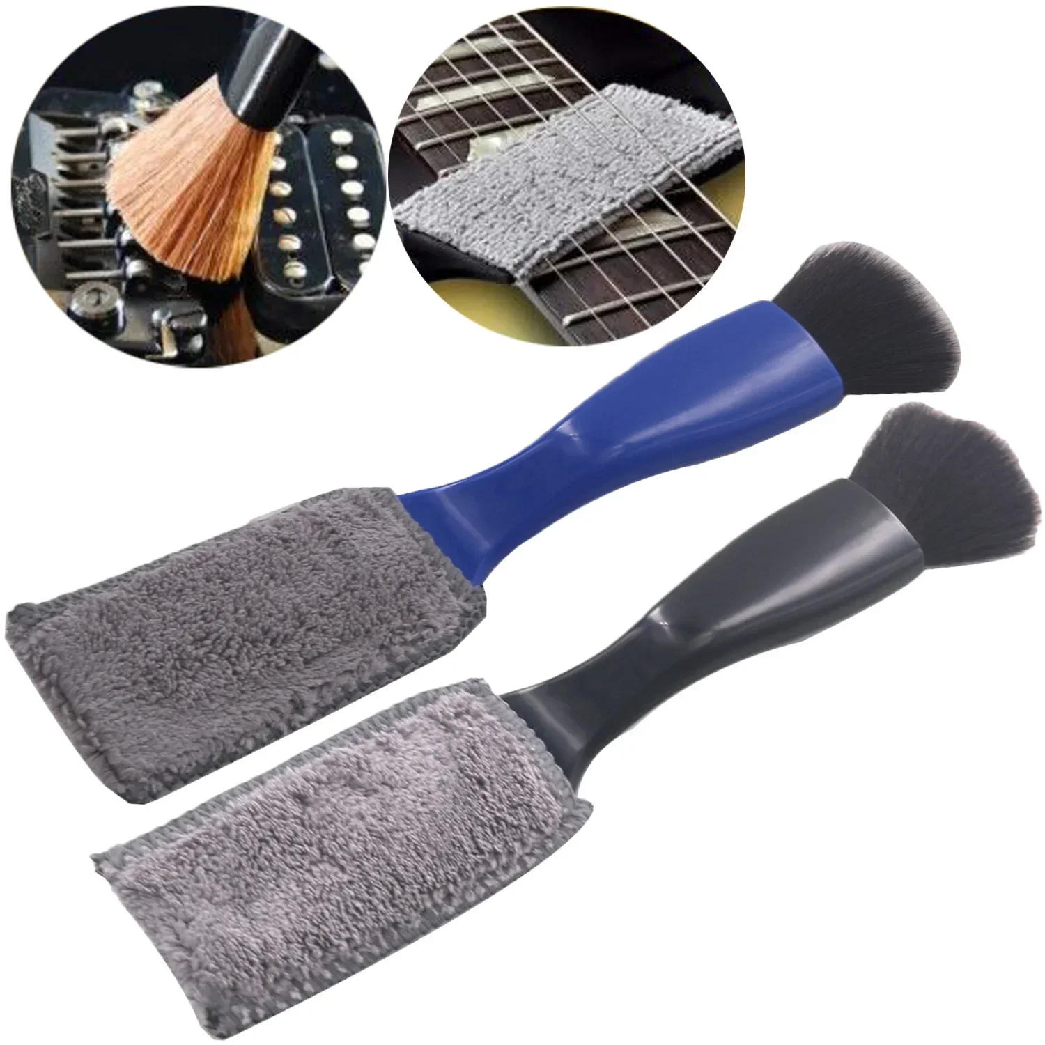 1PC Guitar Care Brush String Fretboard Cleaning Dusting Brush Cleaning ...