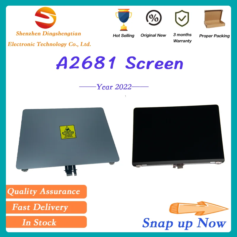 Replacement-For-MacBook-Air-M2-A2681-LCD-Screen-Assembly-2022-Display ...