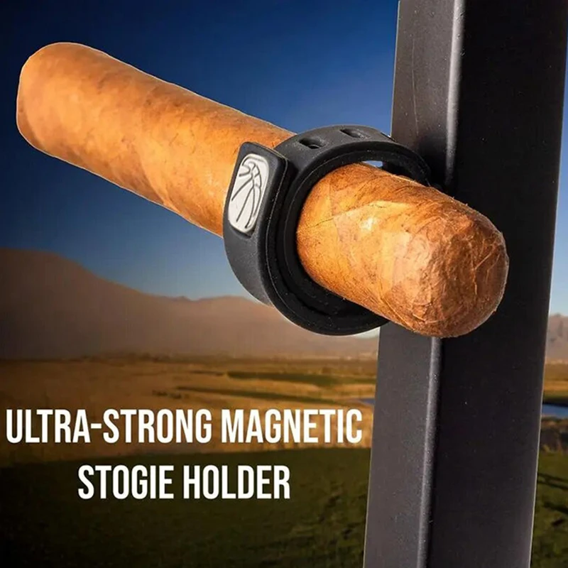 Portable Magnetic Cigar Holder Case - Anti-Slip Cigar Clip - Durable ...