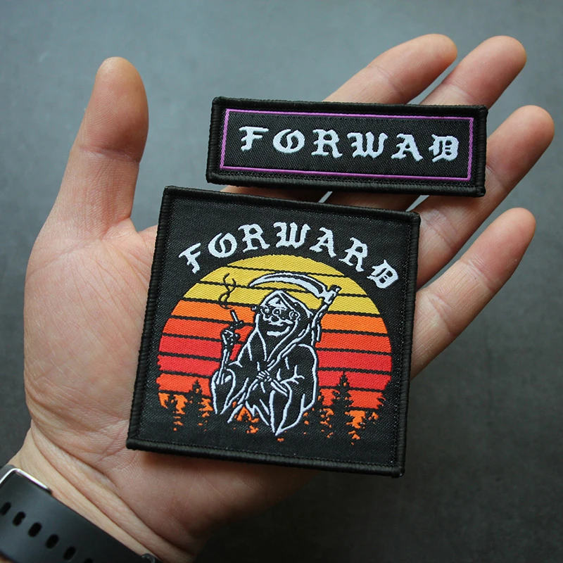 Forward Embroidery Patch FOG Weaving Mark Tactical Badge Helmet Sticker ...