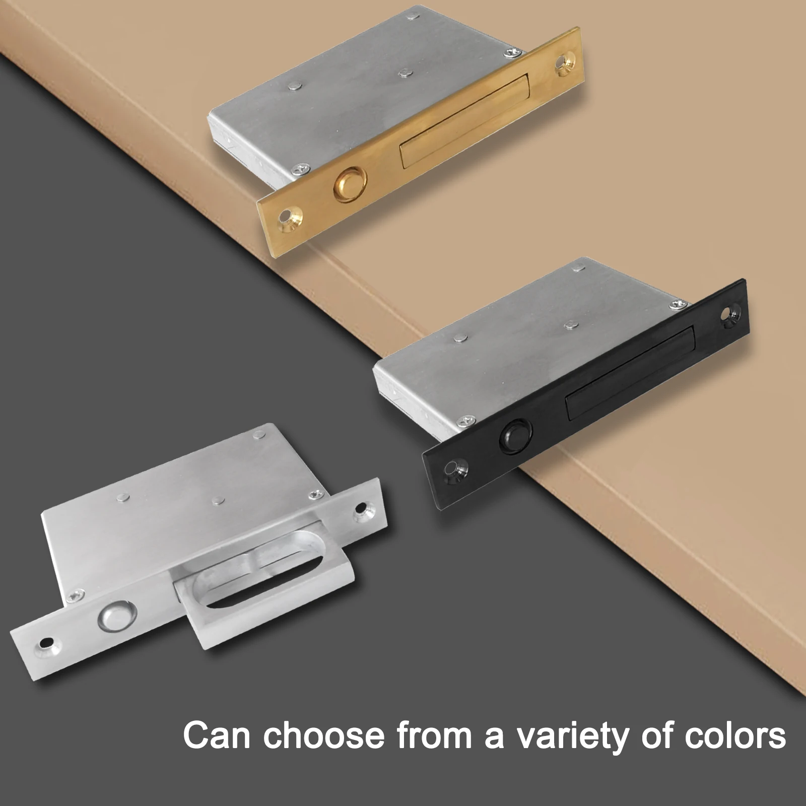 Press pop-up Pocket Door Edge Pull Built-in Pocket Door Handle Hidden ...