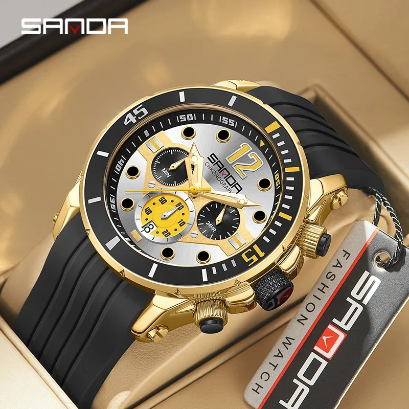 Sanda-New-5310-quartz-Men-s-Three-Eyes-Six-Needle-Watch-Fashionable-and ...