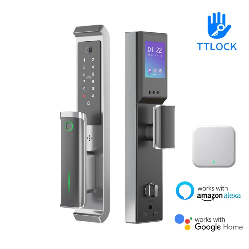TTLock APP Remote Control Fingerprint Password Card Automatic Lock With ...