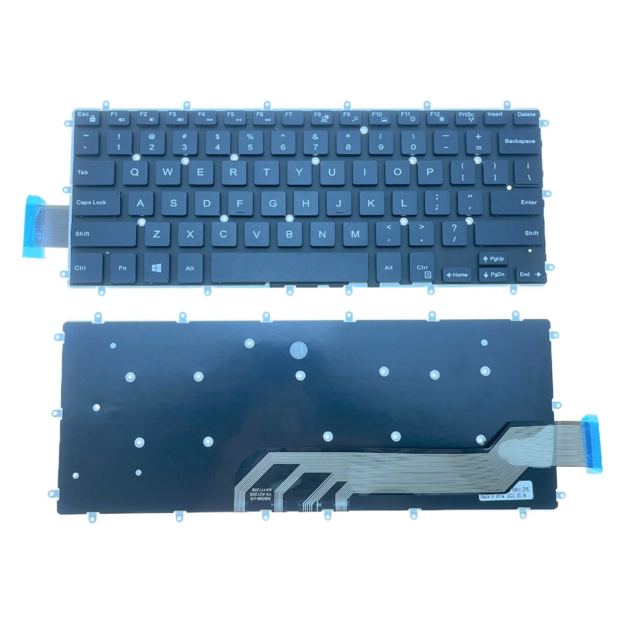 New-US-Laptop-Keyboard-For-Dell-Inspiron-14-Gaming-7466-7467-14-7000-14 ...