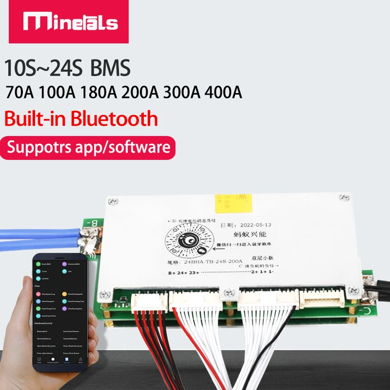 10s-24s Ant Bms 16s 20s Supports Software App Inside Bt 400a 300a 200a ...