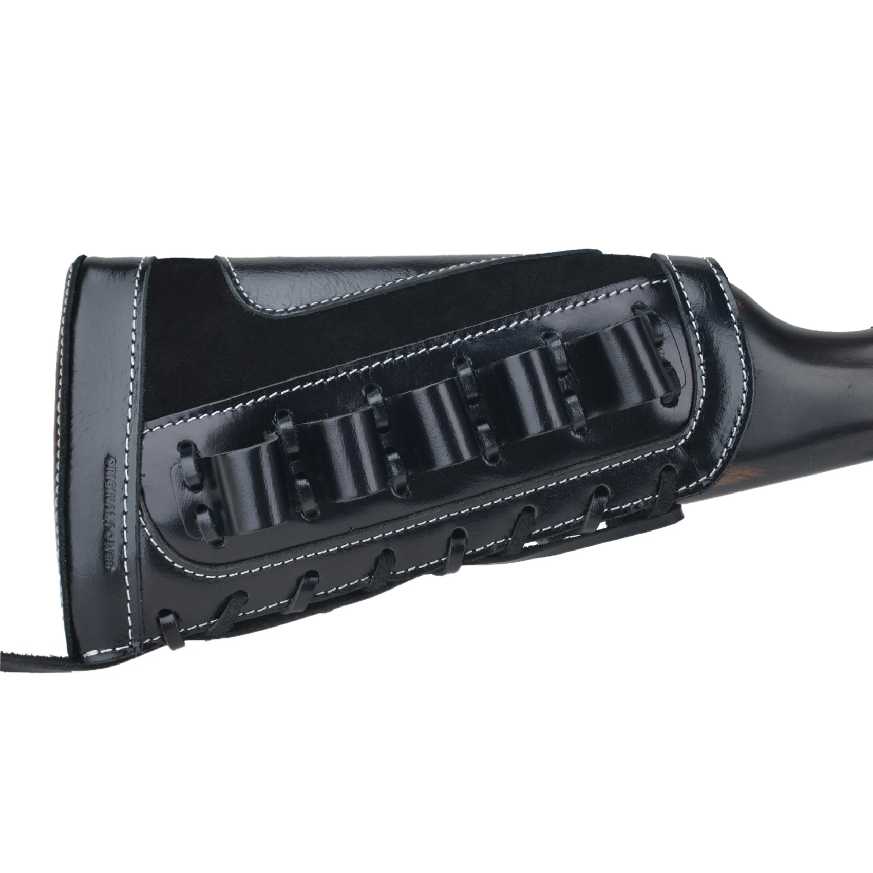 12-Gauge-Black-Buttstock-Shotgun-Recoil-Pad-Cartridge-Shell-Holder-Gun ...