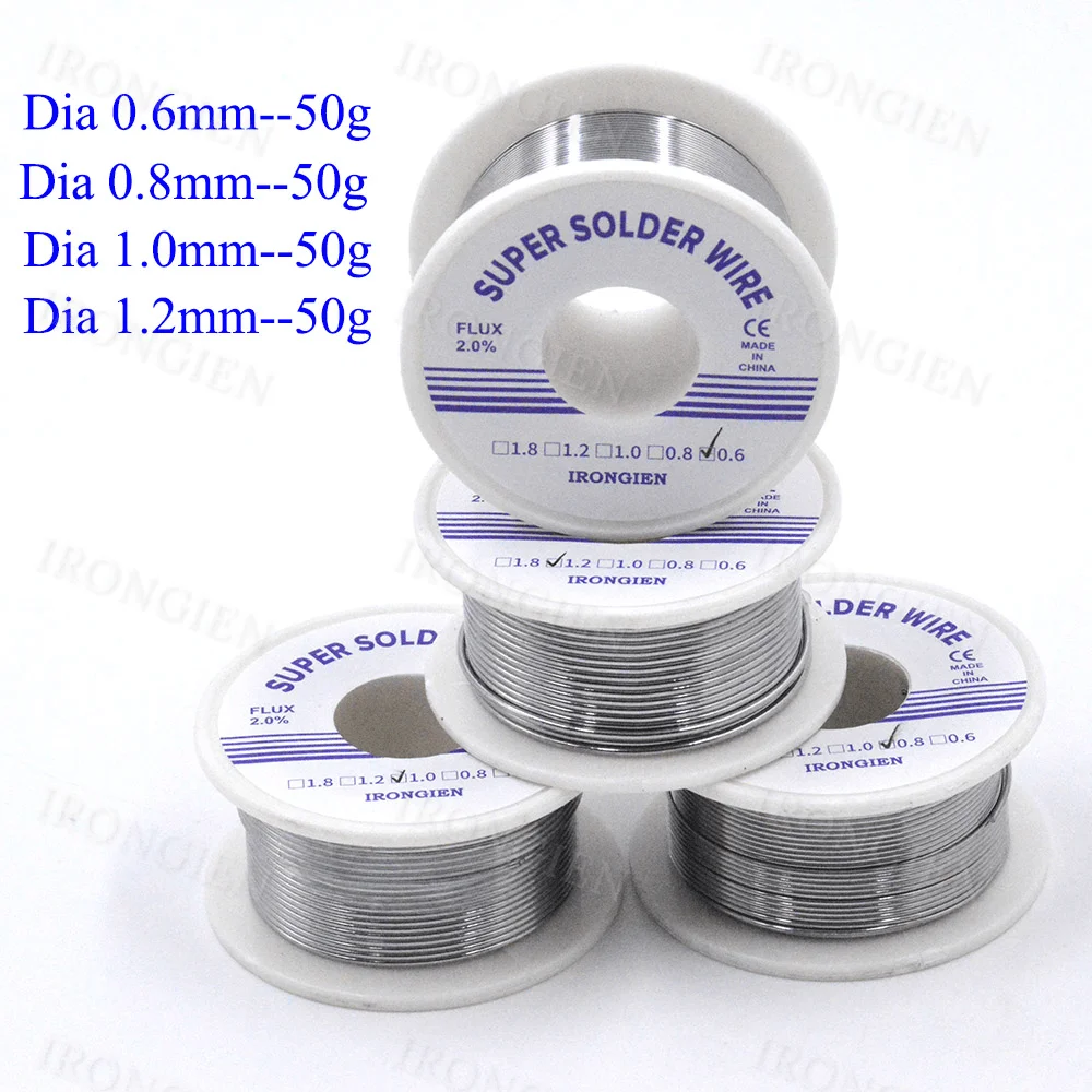 50g-Roll-Solder-Wire-Low-Melt-High-Purity-Mixed-Tin-Rosin-Core-Welding ...